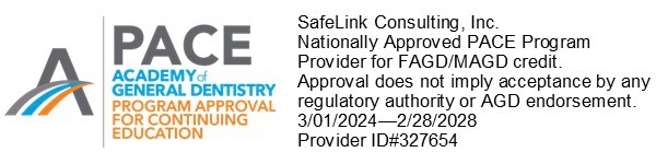 SafeLink Consulting AGD PACE Provider - Get AGD Continuing Education